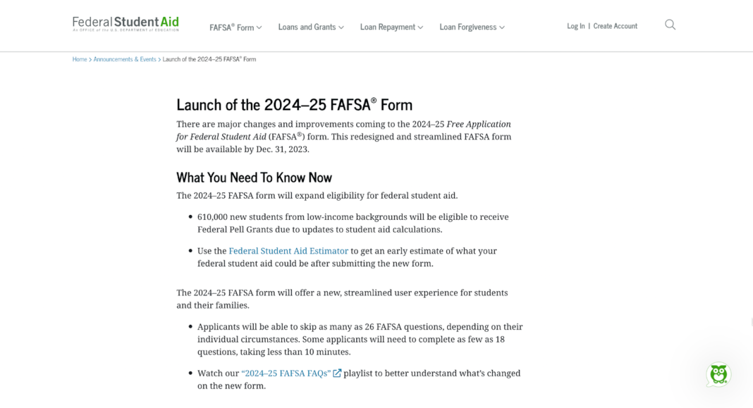 FAFSA changes that LRHS needs to know - The Mycenaean