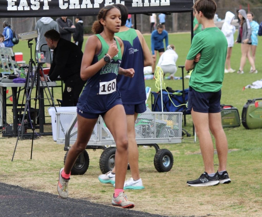 Ruth Metaferia, sophomore runner at Leesville - The Mycenaean
